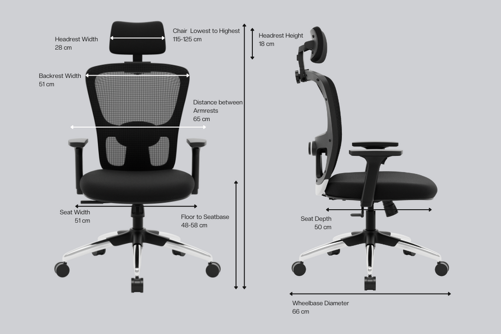 Buy Jupiter Superb High Back Mesh Office Chair Online | GreenSoul
