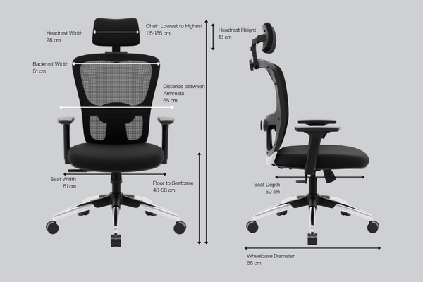 Buy Renewed Jupiter Superb High Back Office Chair Online | GreenSoul