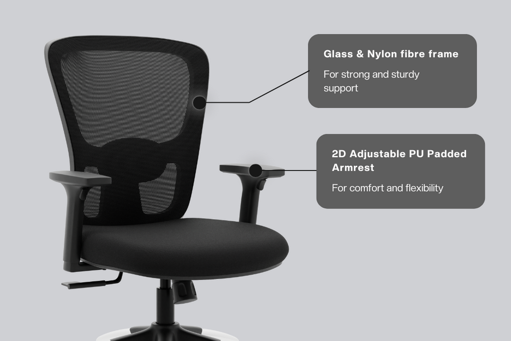 Green Soul Jupiter Superb Mid Back Mesh Office Chair Efficient Chairs ...