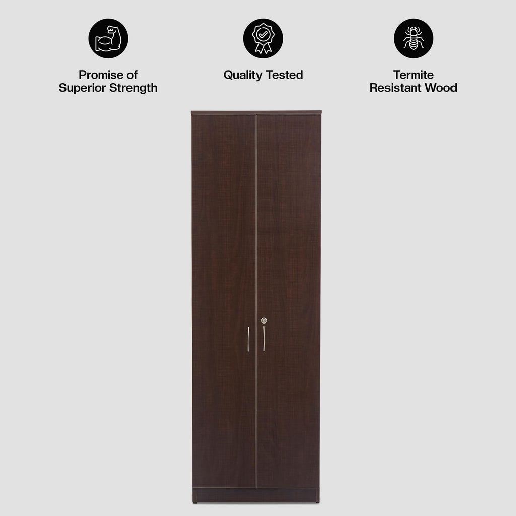 Buy Merlin 2-Door Wardrobe Online at Best Price | GreenSoul