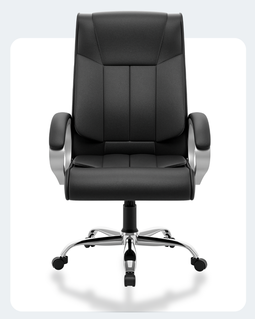 Kiev Orthopedic Boss Chair | Leatherette | High Back | Green Soul®