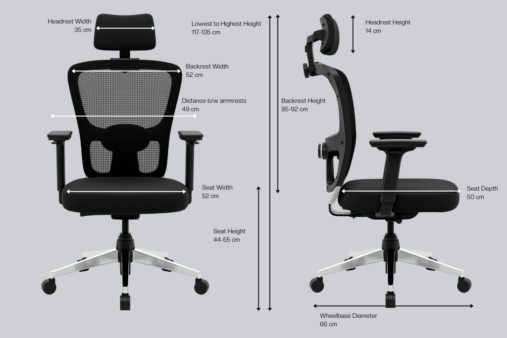 Buy Jupiter Superb High Back Mesh Office Chair Online | GreenSoul