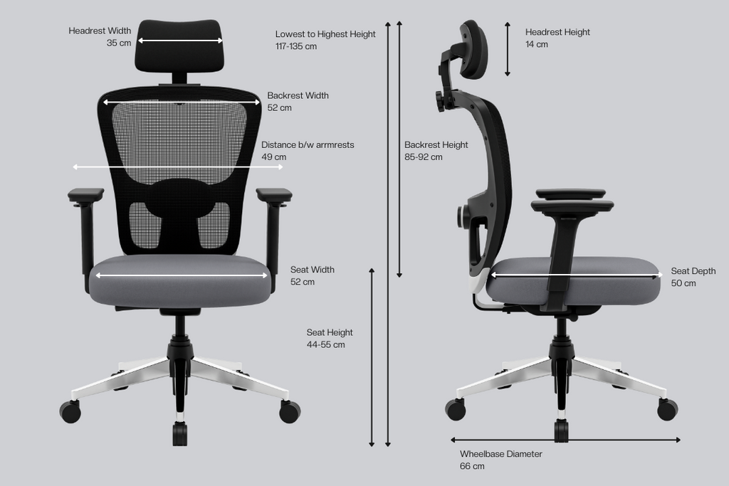 Buy Jupiter Superb High Back Mesh Office Chair Online | GreenSoul