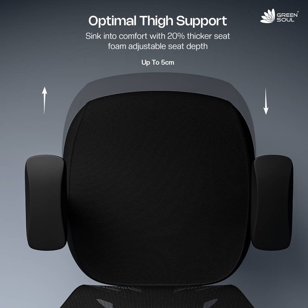 Jupiter Pro High Back Mesh Office Chair | Ergonomic | Green Soul®