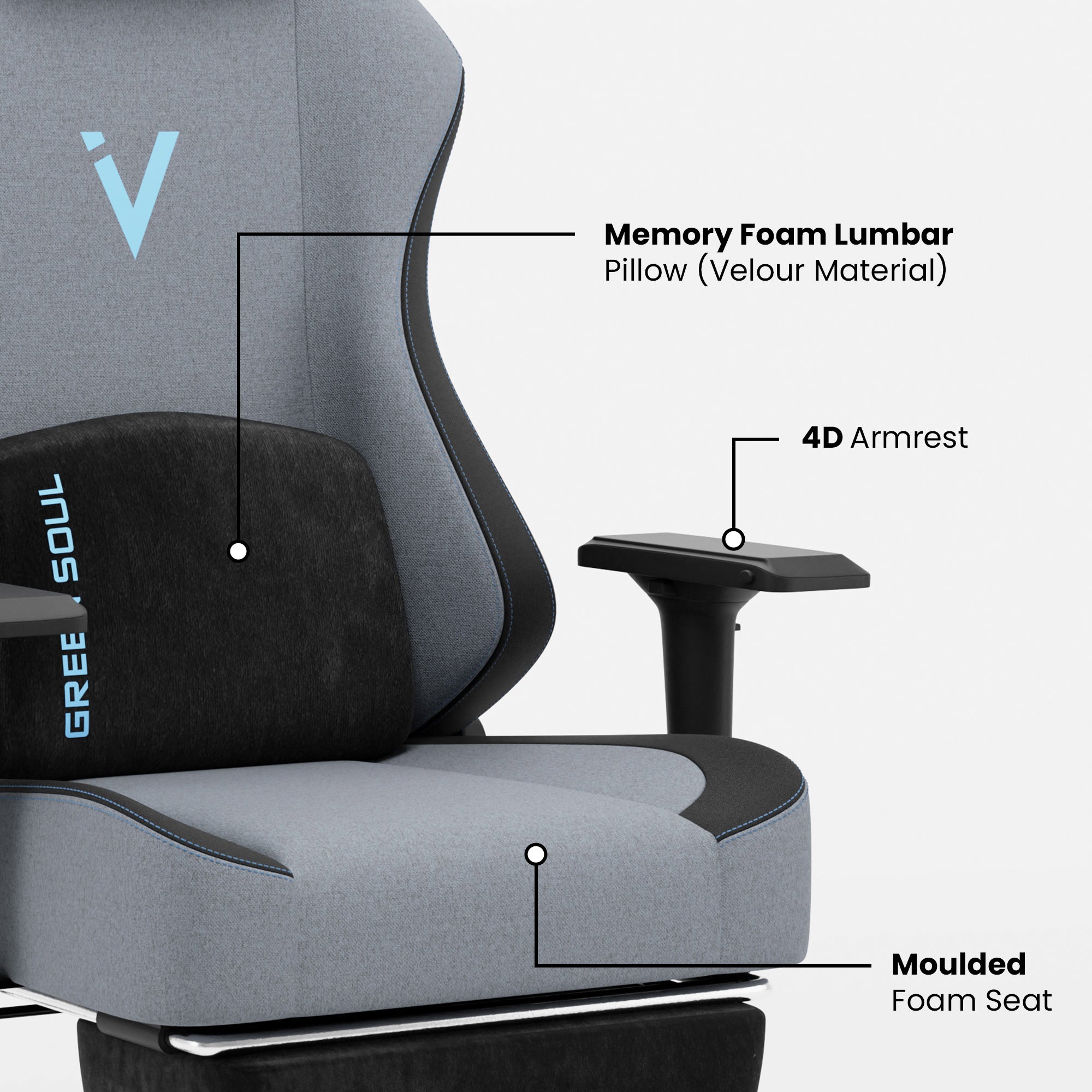 Buy Pro Vision Gaming Chair Online | GreenSoul